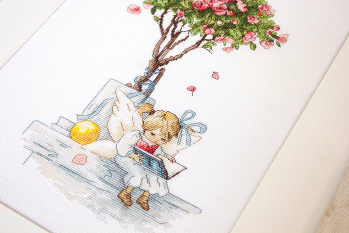 Cross Stitch Kit Luca-s, the Fairy of the Roses, B1115 - Etsy