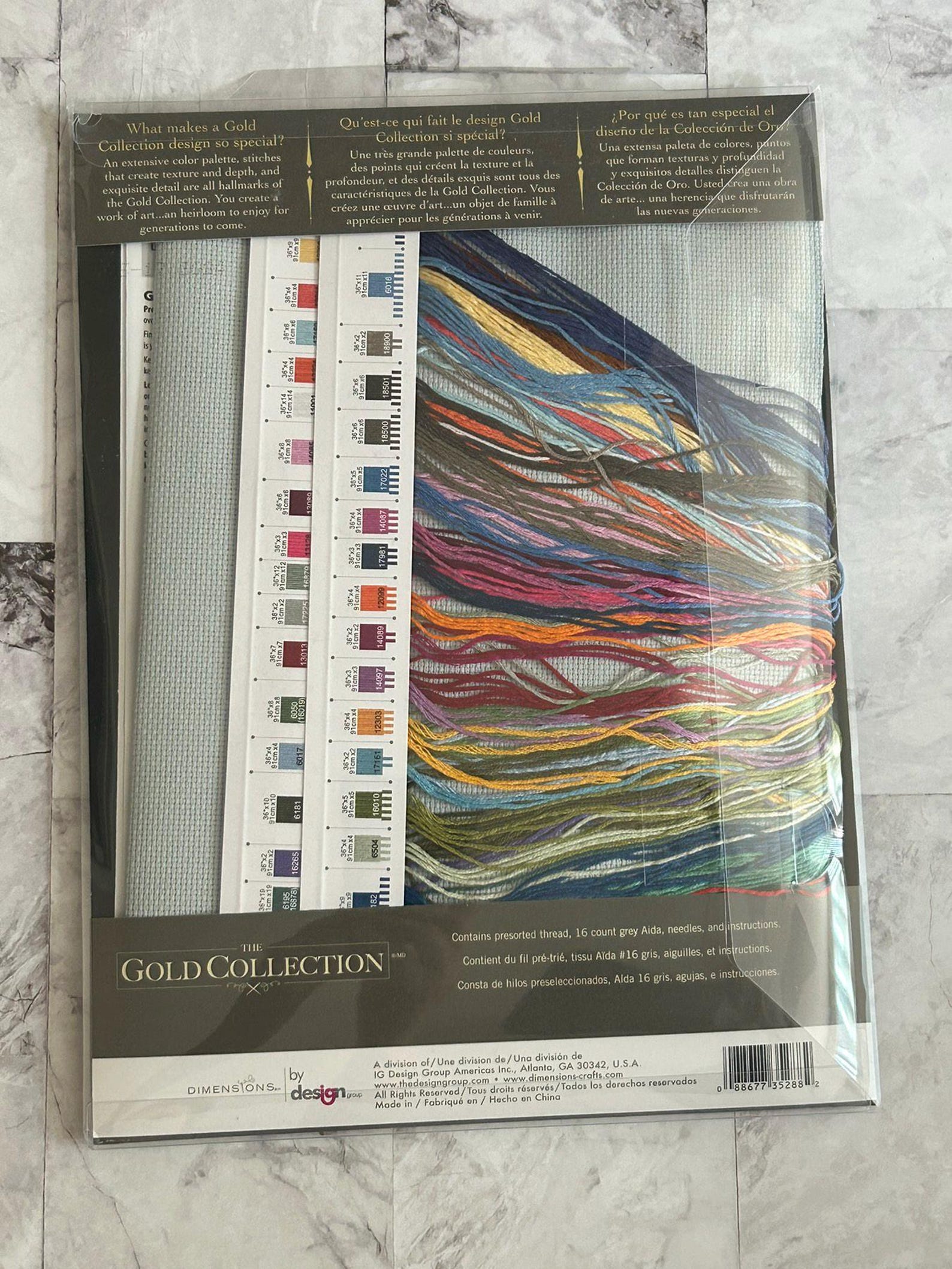 Dimensions Gold Collection Counted Cross Stitch Kit Garden Reflection ...