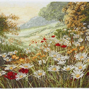 Evening Sun Anchor Maia Cross Stitch Kit – Mary Dipnall Floral Scene - Etsy