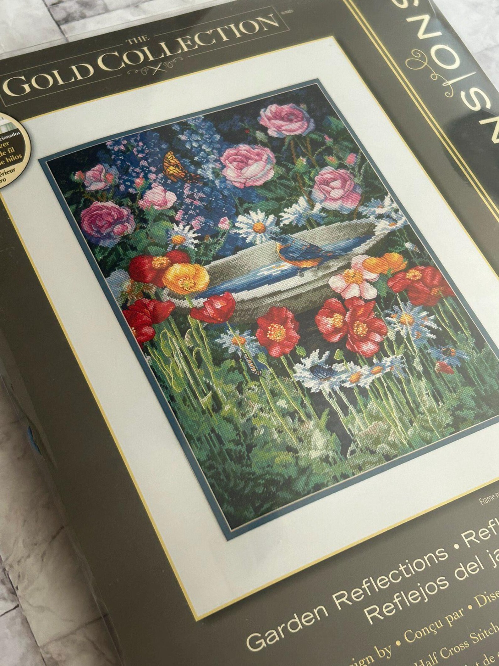 Dimensions Gold Collection Counted Cross Stitch Kit Garden Reflection ...