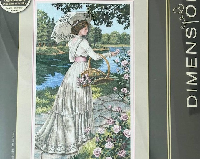 Dimensions Gold Collection Counted Cross Stitch Kit, A Summer Stroll ...
