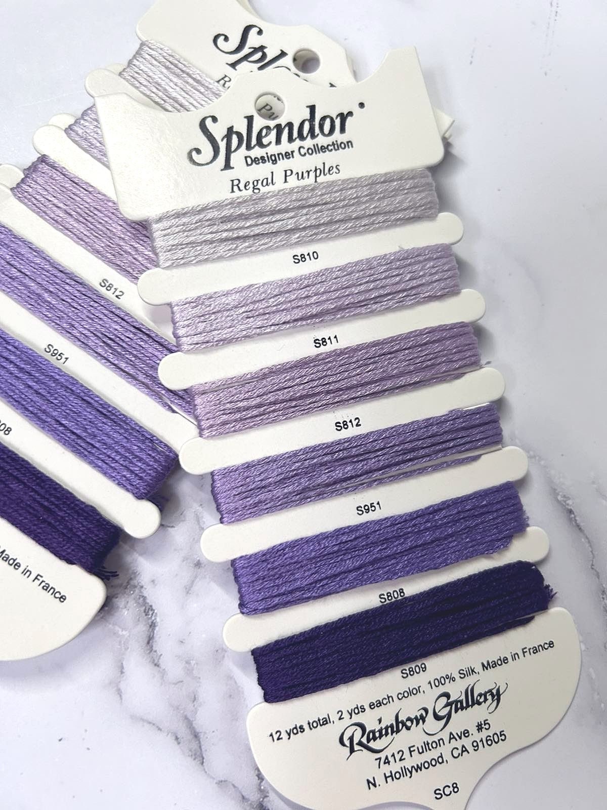 Silk Threads Kit Splendor Regal Purple, Each Color 2yd., SC-08 1 Item ...