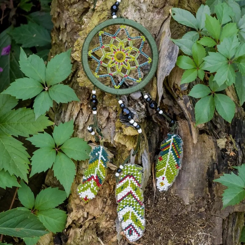 Beaded Dream Catcher - Etsy