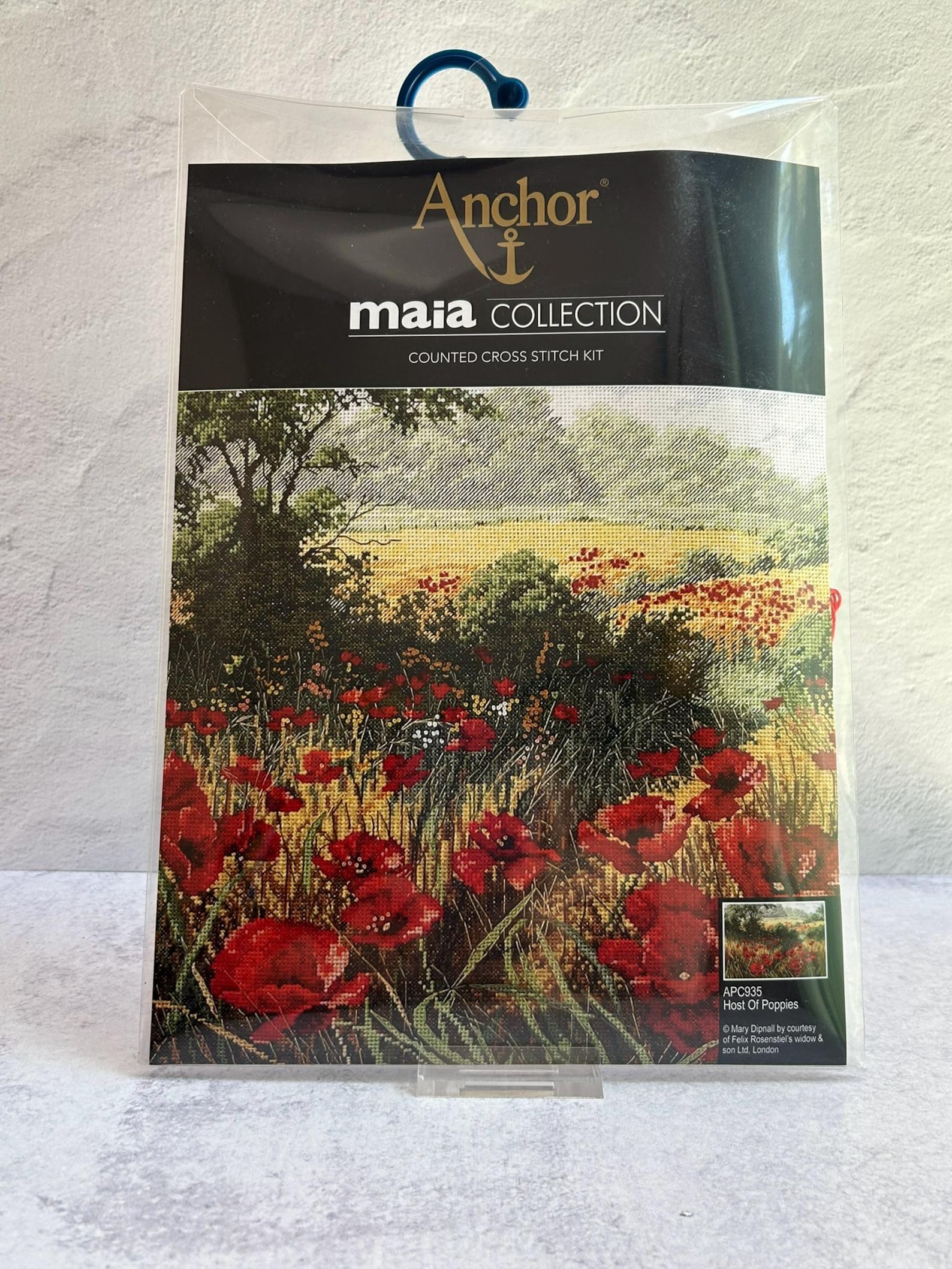 A Host of Poppies Anchor Maia Cross Stitch Kit – Mary Dipnall Floral ...