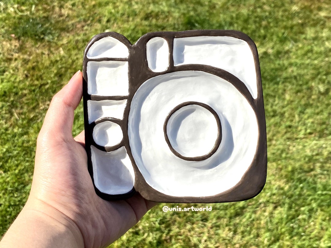 Polaroid Camera Paint Palette/ Trinket Tray for Paint or - Etsy