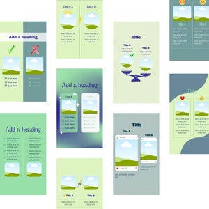 Product and Service Comparison Canva Templates – 20 Slides (9x16 & 4x5 ...