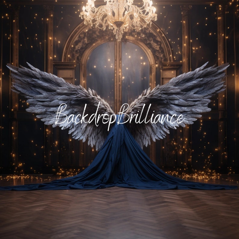 22 Romantic Angel Wings Backdrops Maternity Overlay Photoshop Overlay ...