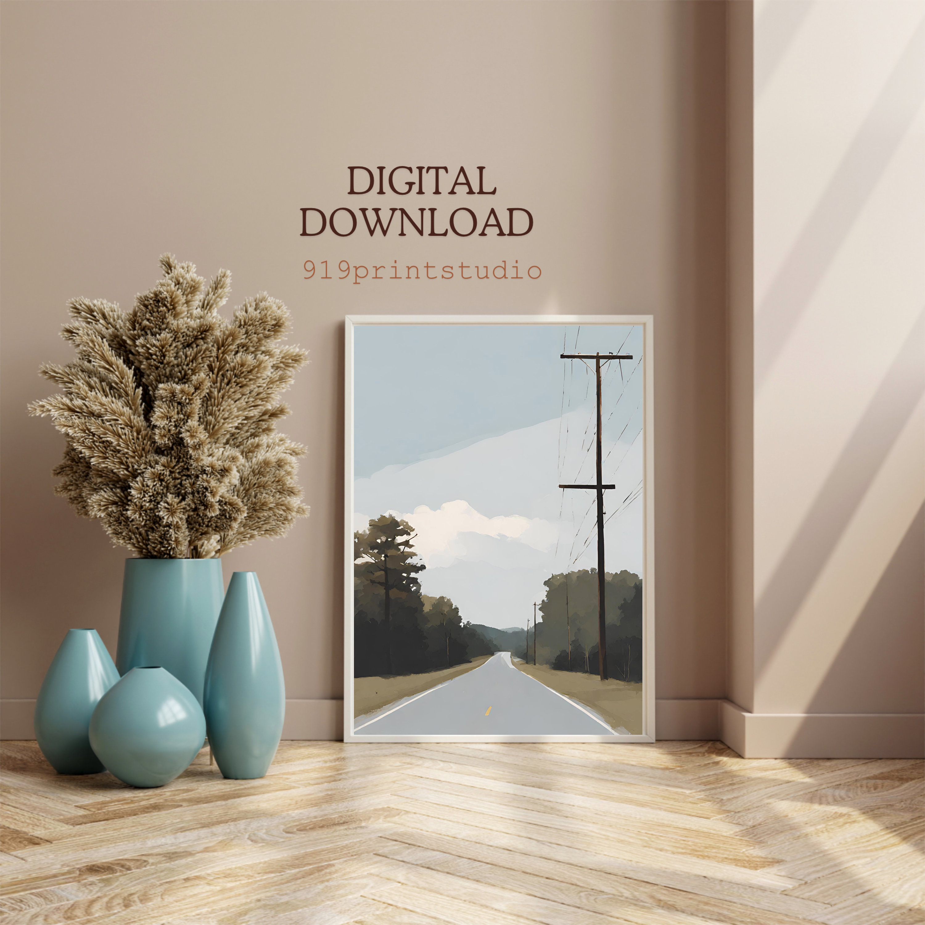 Country Road Art Print, Digital Download - Etsy