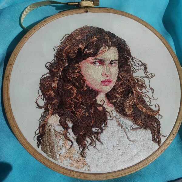Portrait Embroidery - Etsy