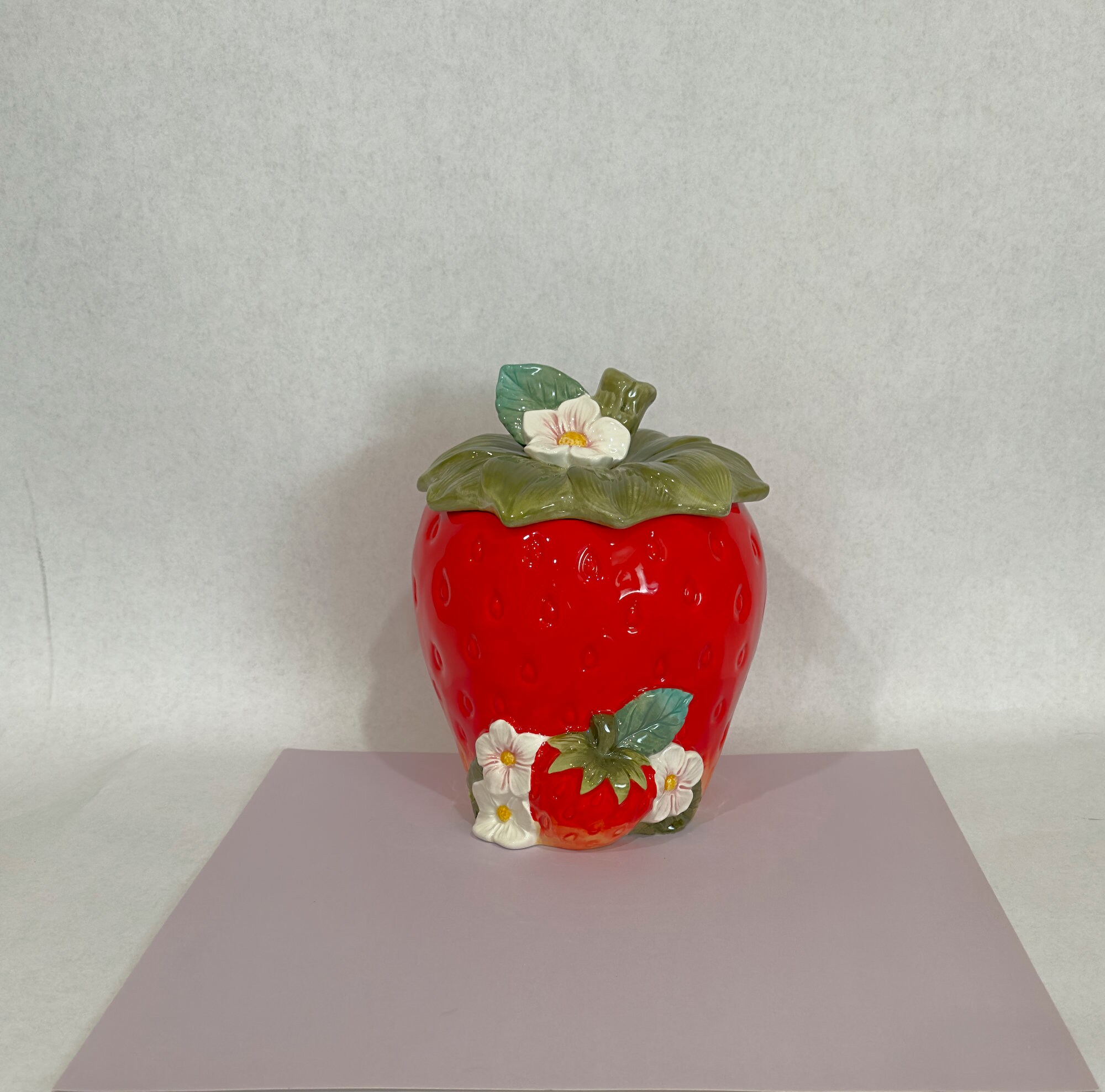 Corner Ruby Strawberry Shaped Canister: Fresh Storage With a Sweet ...
