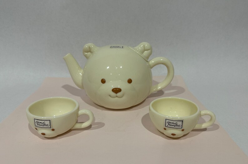 Baby 1st Teddy Bear Tea Set Charming Porcelain Set for Precious ...