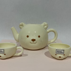 Baby 1st Teddy Bear Tea Set Charming Porcelain Set for Precious ...