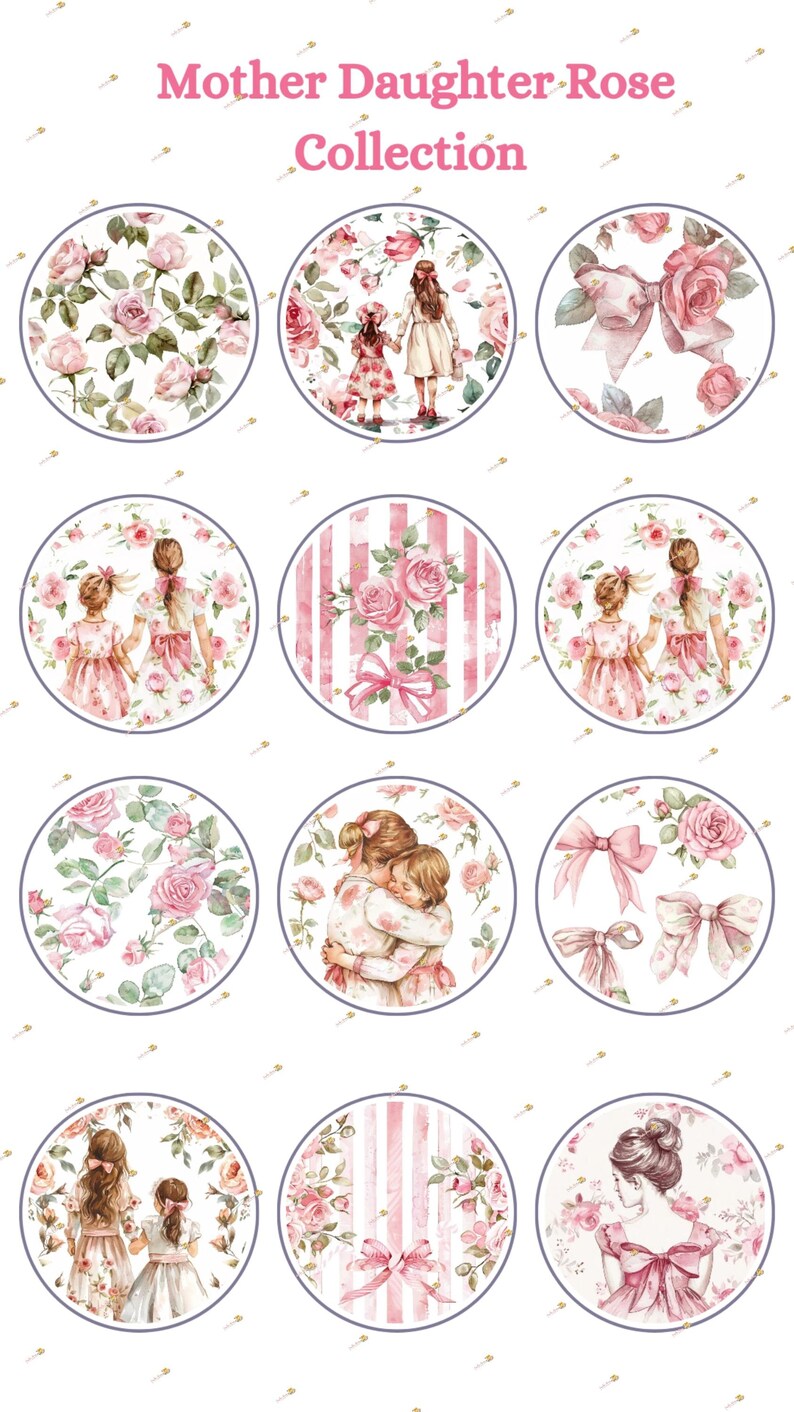 Mother Daughter Rose Collection - Etsy