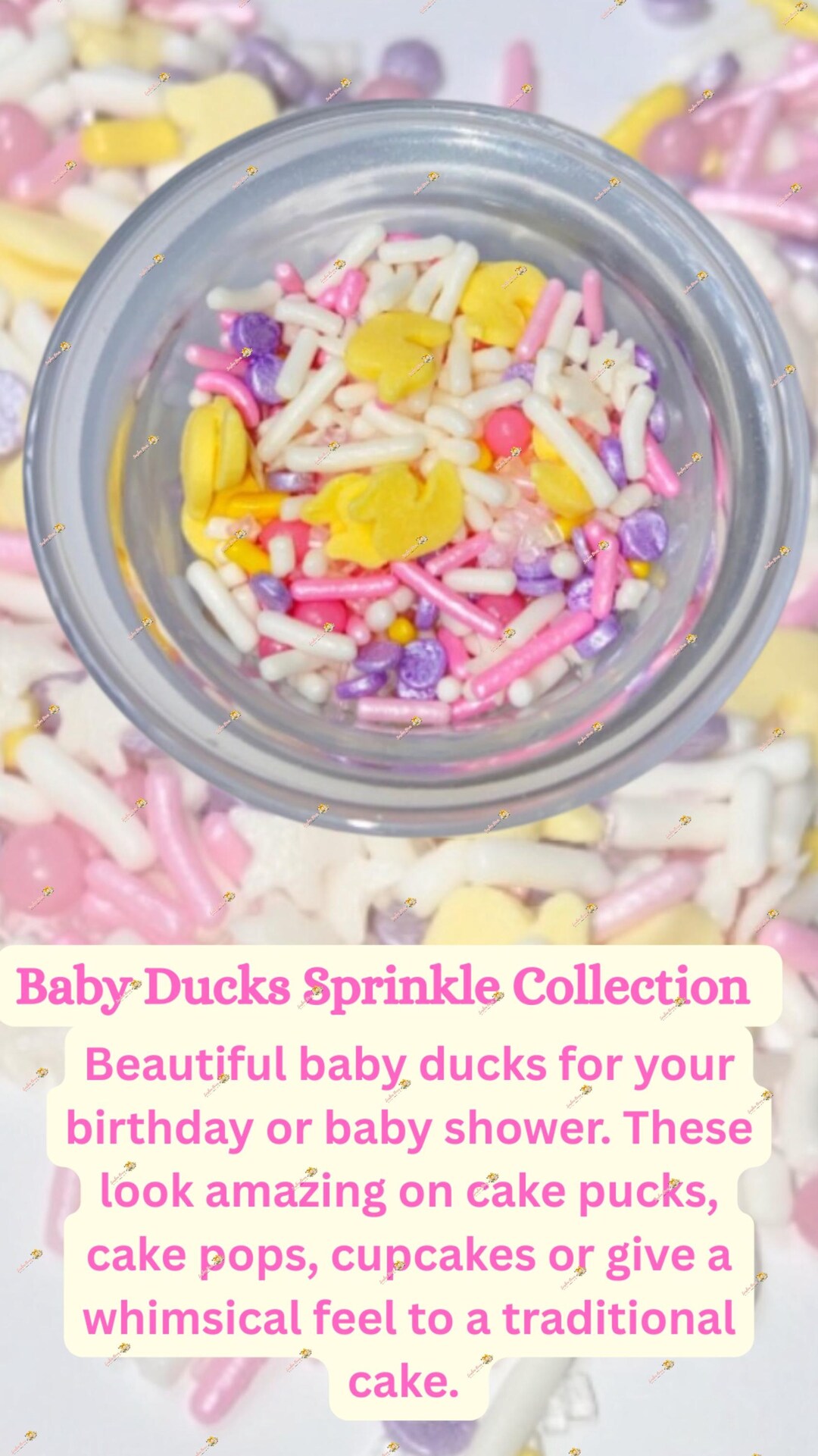 Baby Ducks Sprinkle Mix: Adorable Cake & Cupcake Toppers (2 OZ) - Etsy