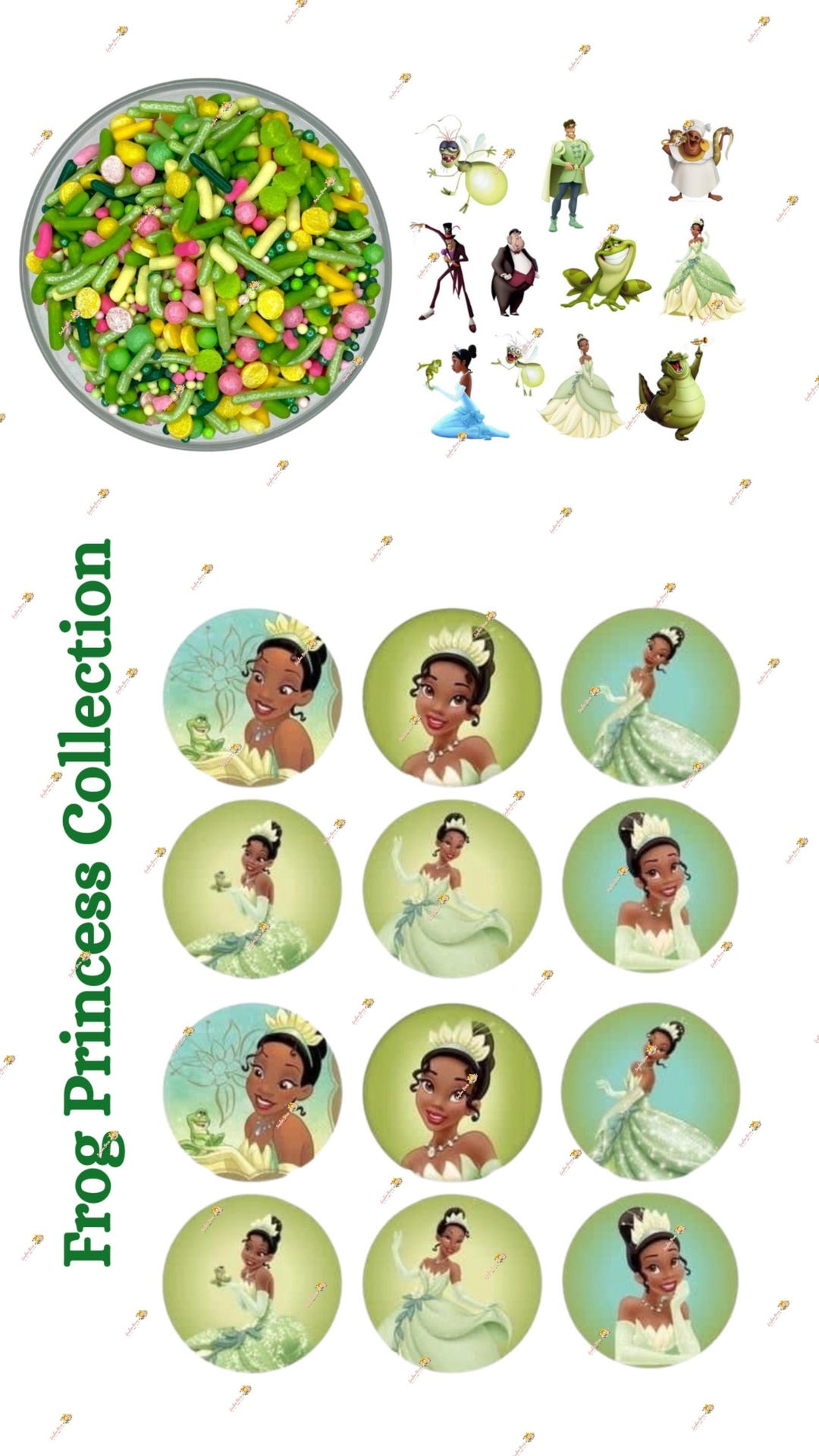 Frog Princess Sprinkle & Edible Image Collection - Etsy