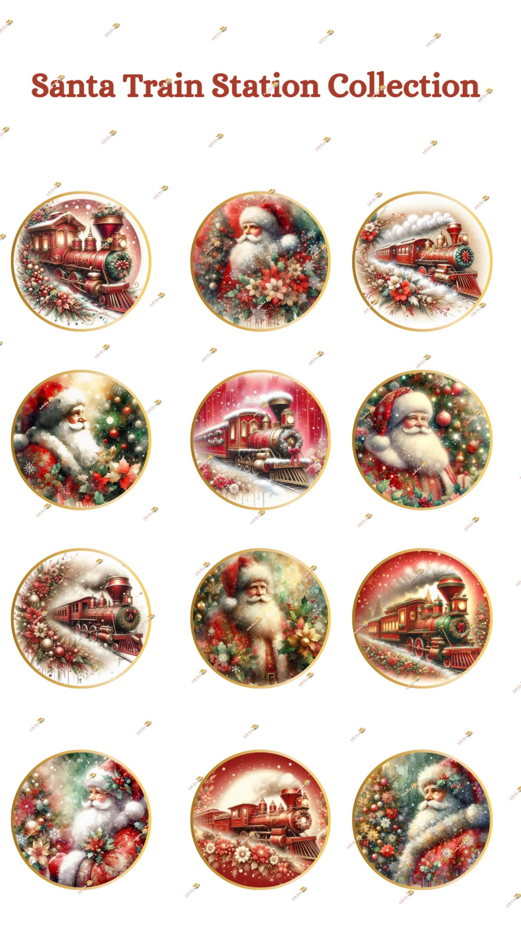 Santa Train Station Collection - Etsy