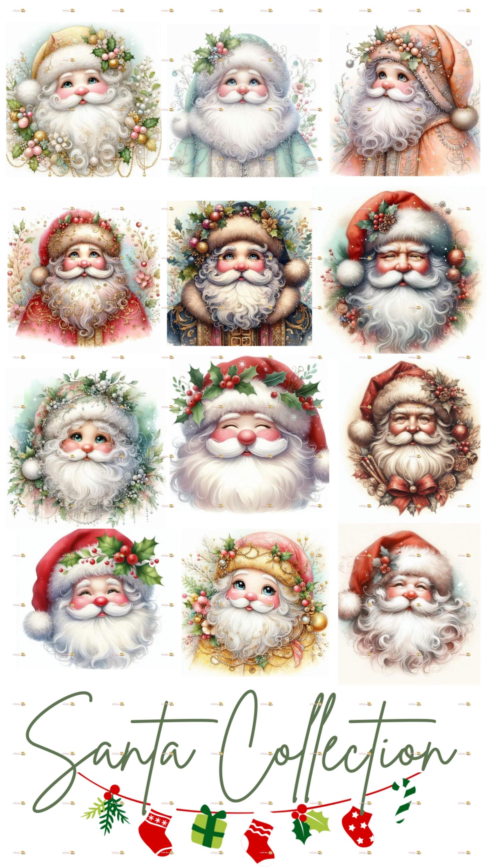 Santa Face Collection - Etsy