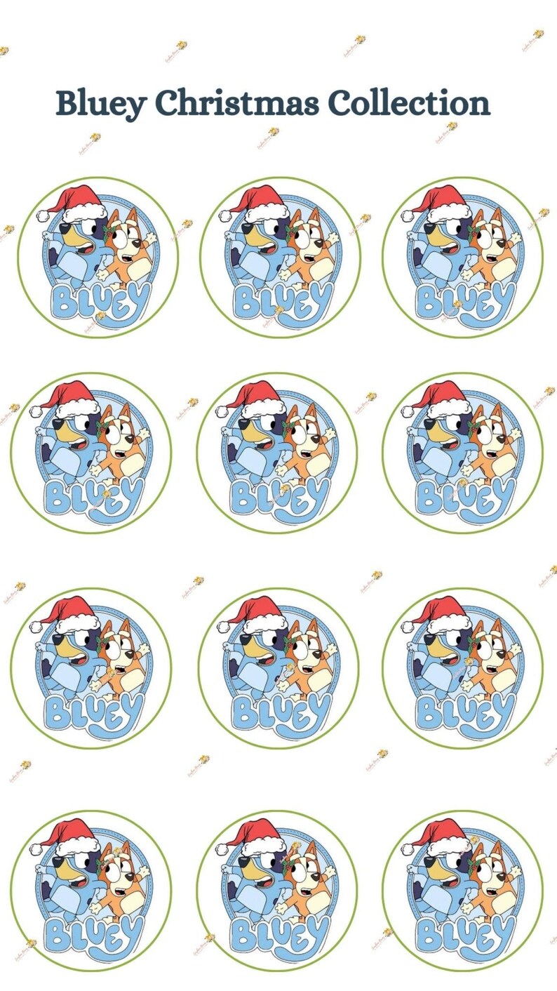 Bluey Christmas Collection - Etsy