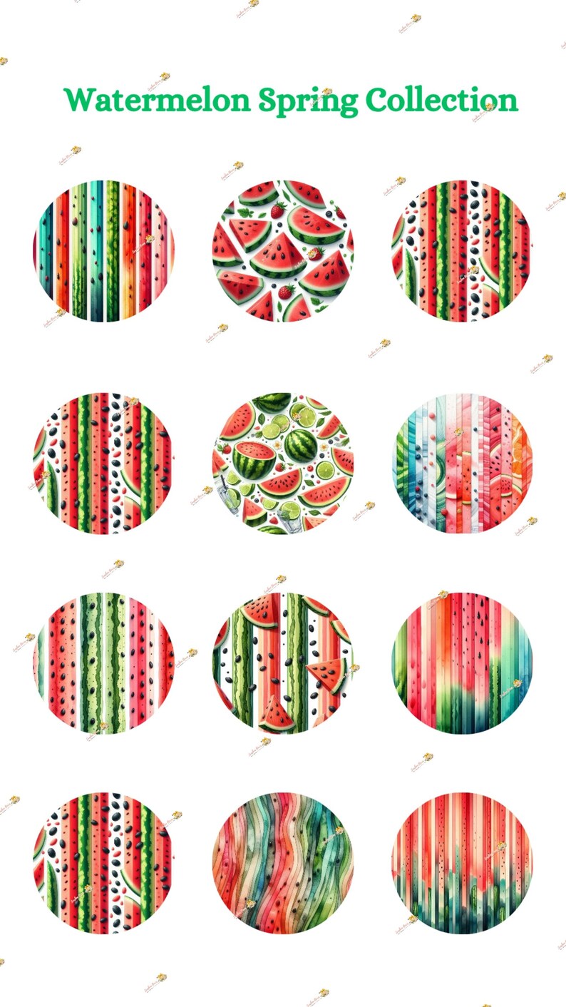 Watermelon Spring Collection - Etsy