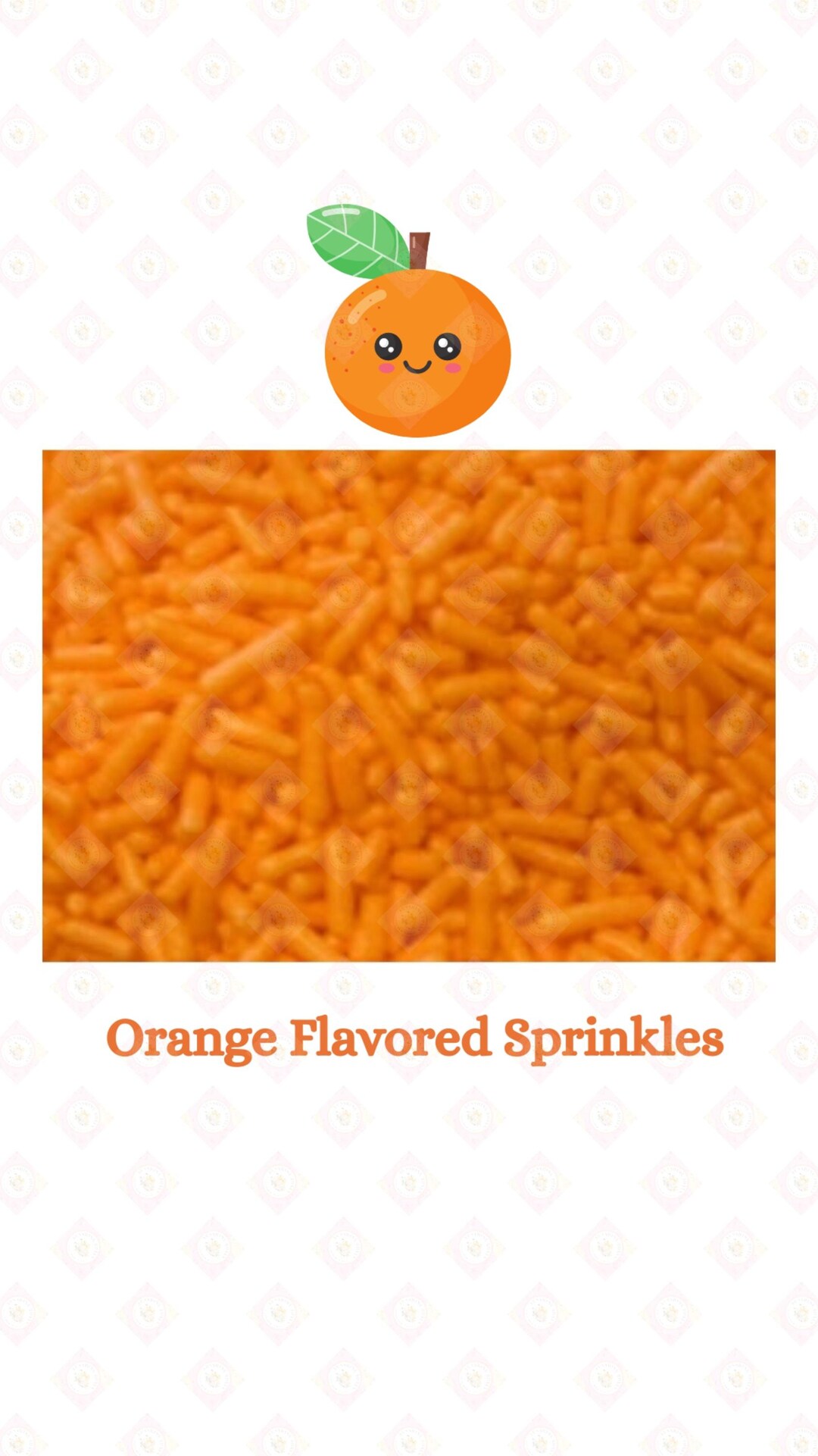 Orange Flavored Sprinkles - Etsy