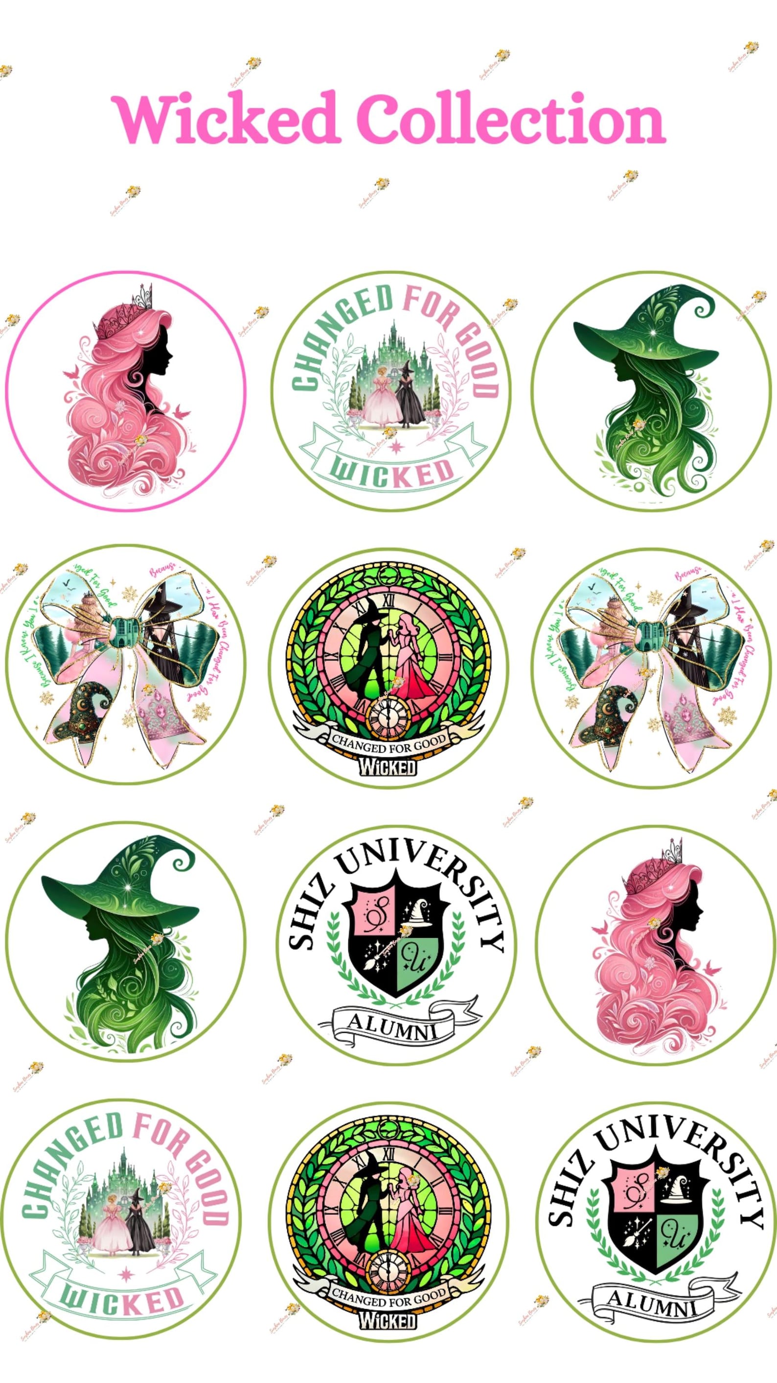 Wicked Cupcake Toppers: Edible Sugar Sheet Designs - Etsy