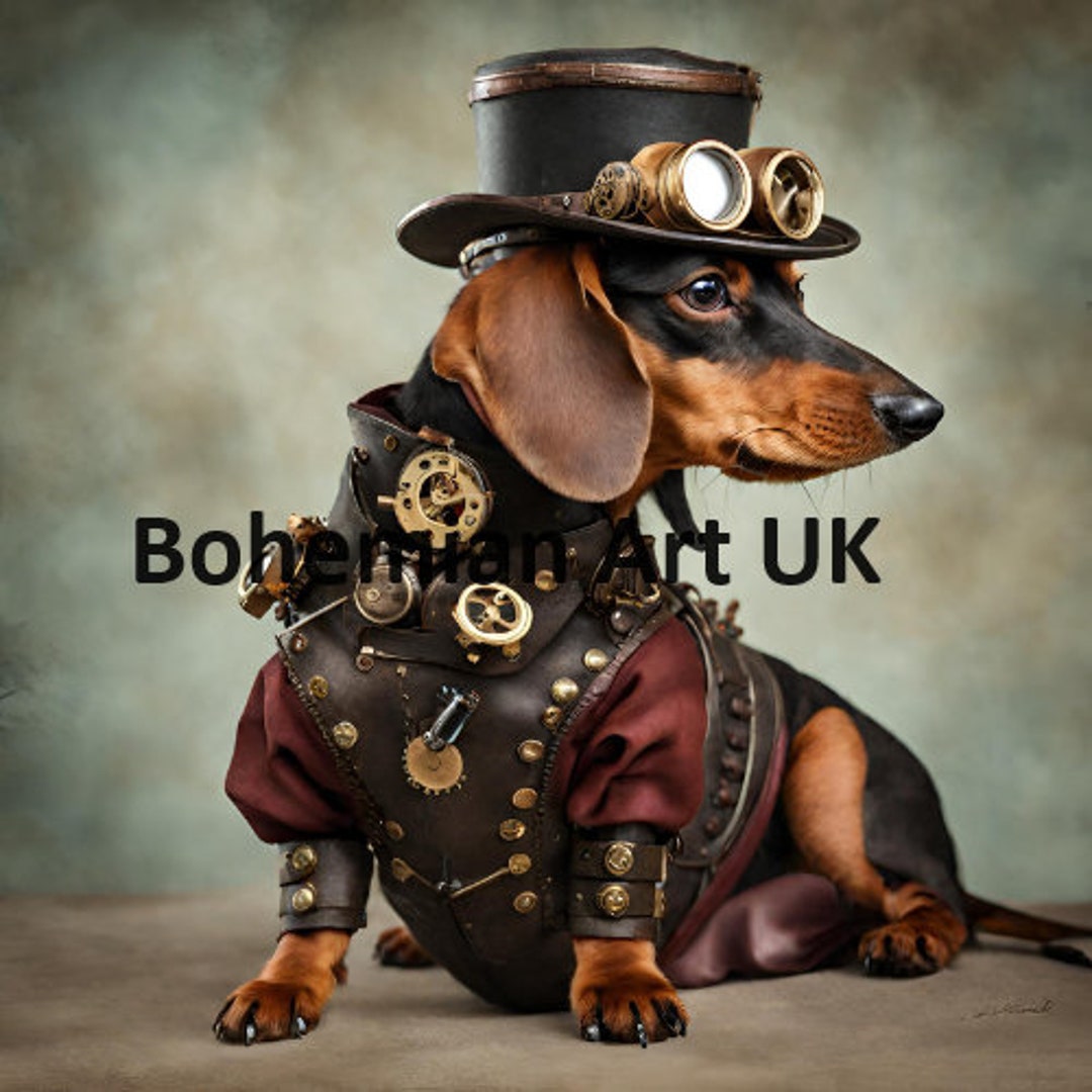 Steampunk Dogs 10 Images of Different Dogs - Etsy