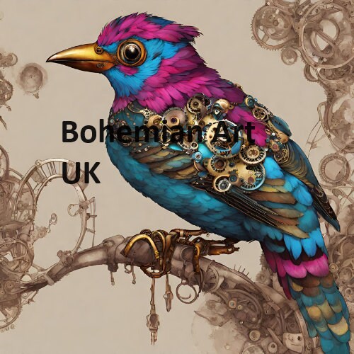 Steampunk Birds 10 Varieties of Birds - Etsy