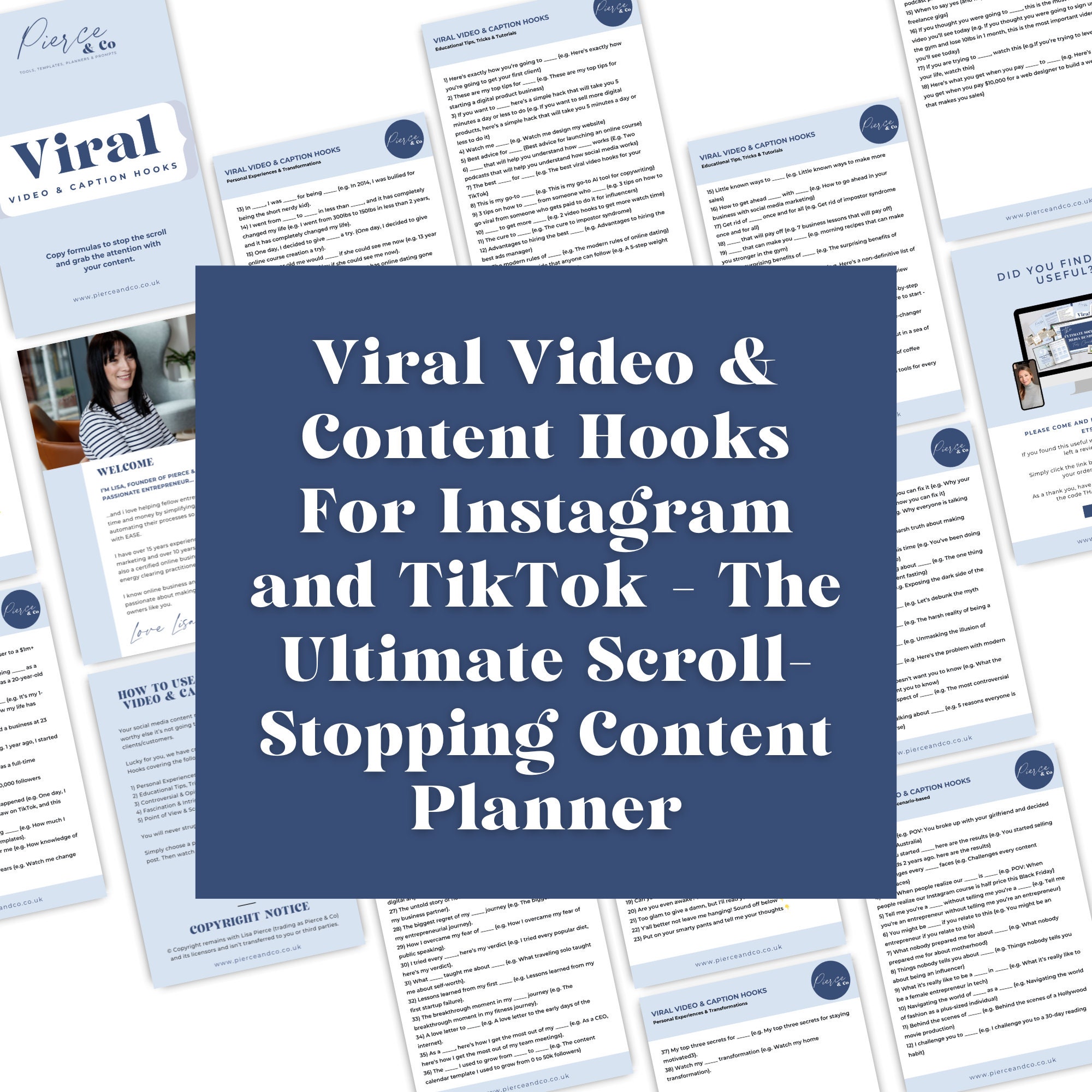 150 Viral Video & Caption Hooks for Instagram and Tiktok - the Ultimate ...