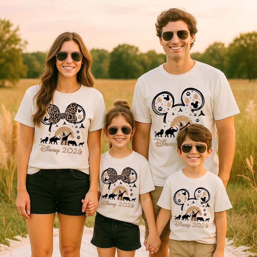 Custom Disney Animal Kingdom Safari Family Shirts, Matching Vacation ...