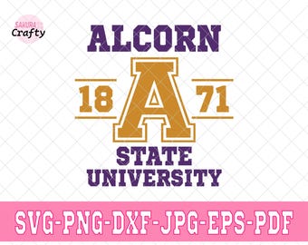 Alcorn State University 1871 PNG JPG SVG - Etsy
