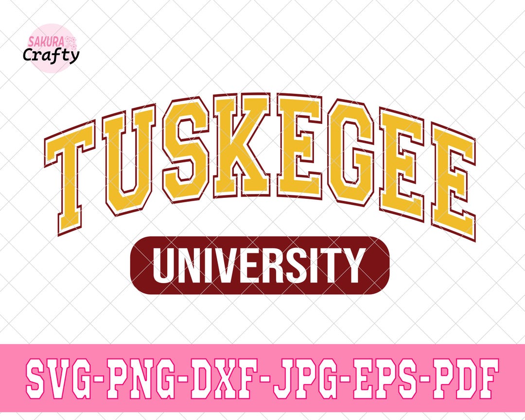 Tusgekee University Made Svg, T Svg, TU Varsity Svg, Tusgekee 1881 Svg ...