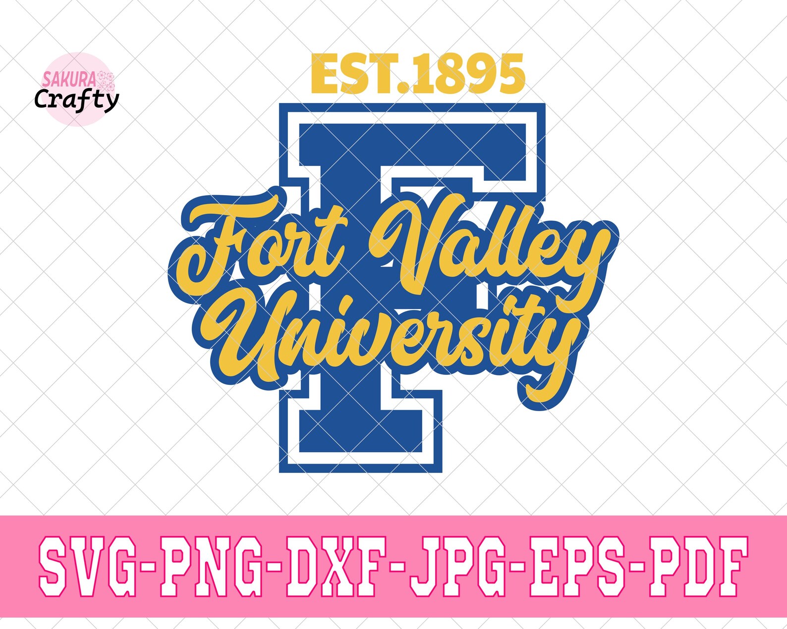 Fort Valley State University Svg, F Svg, FVSU Svg, Fort Valley 1895 Svg ...