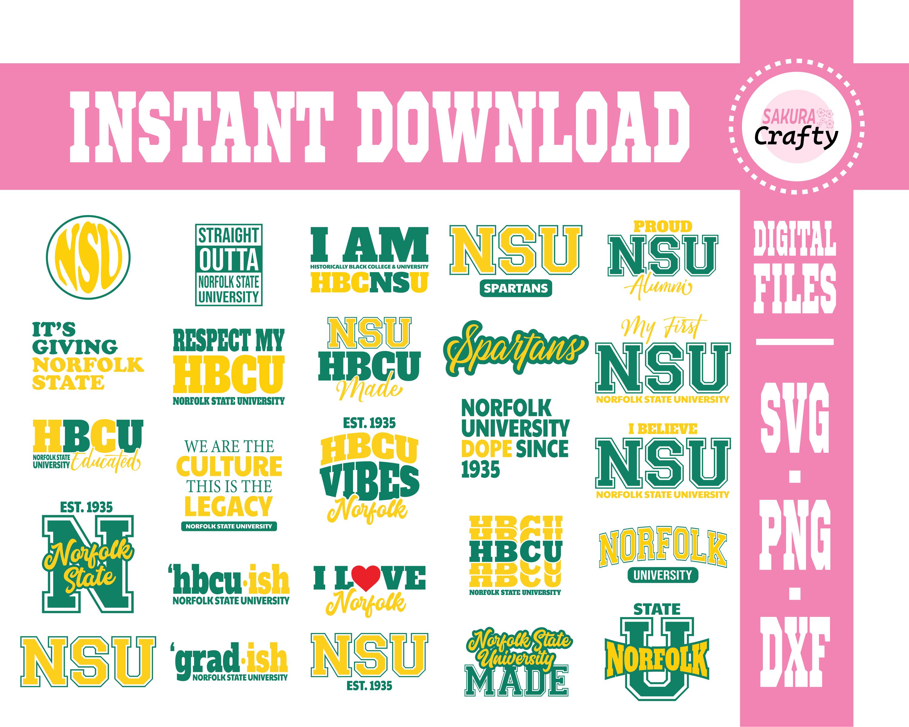 Norfolk State University Svg, NSU Svg, Norfolk 1935 Svg, HBCU Svg, Svg ...