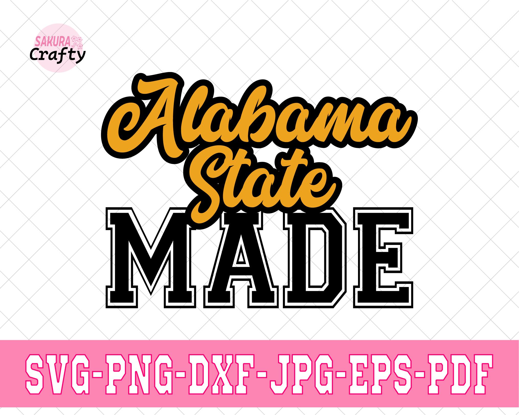 Alabama State University Made Svg, A Svg, ASU Svg, Alabama State 1867 ...