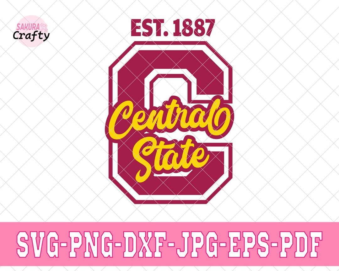 Central State University Svg, C Svg, CSU Svg, Central State 1887 Svg ...