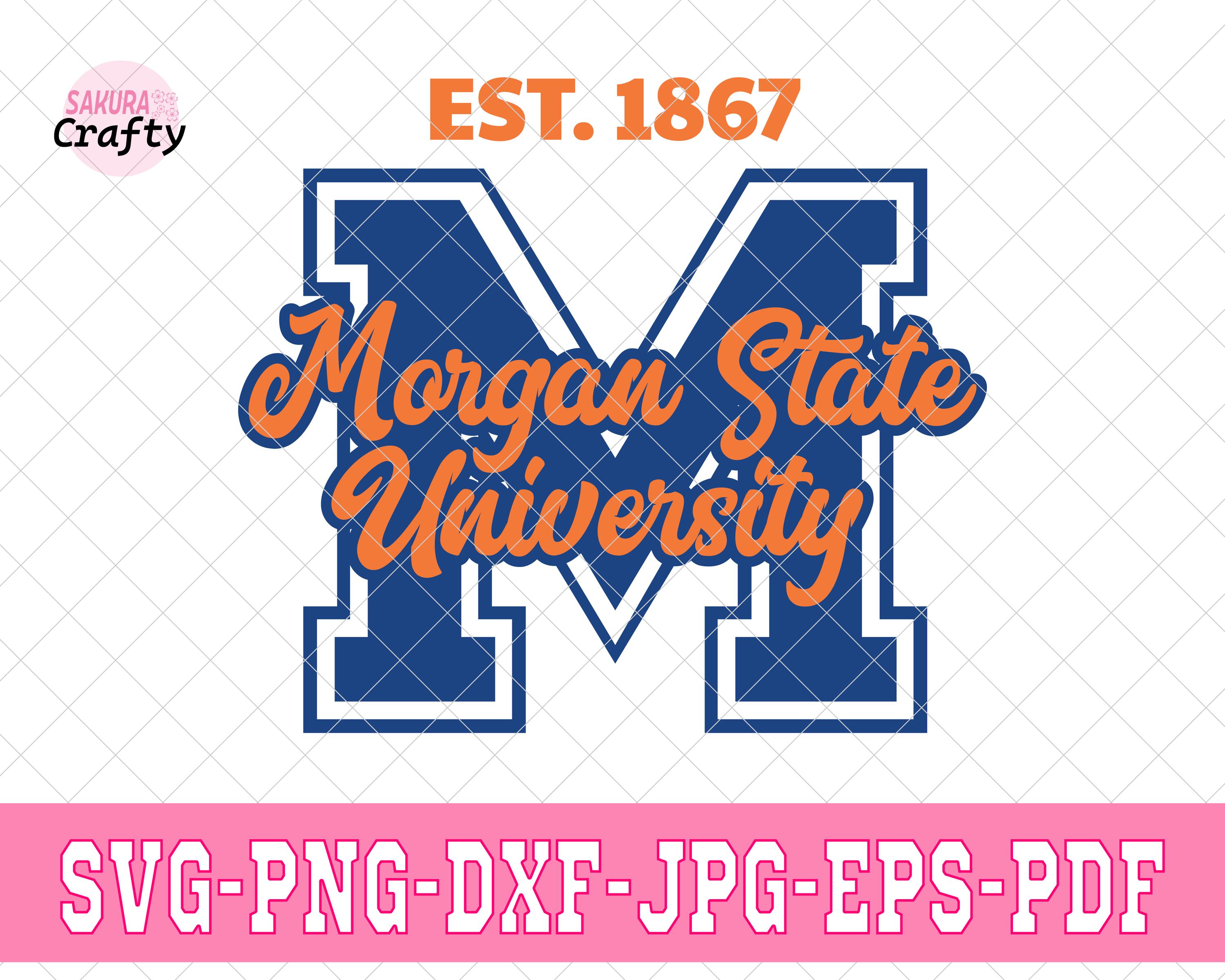Morgan State University Svg, M Svg, MSU Svg, Morgan State 1867 Svg ...