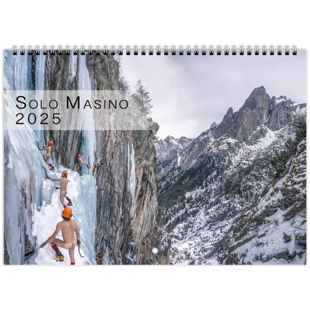 Climbing Calendar 2025 / Naked Climbing in Val Masino / Solo Masino ...