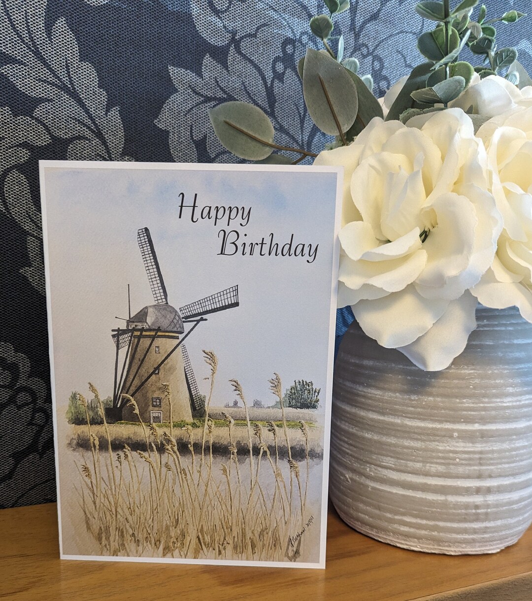 Norfolk Windmill Birthday Card - Etsy
