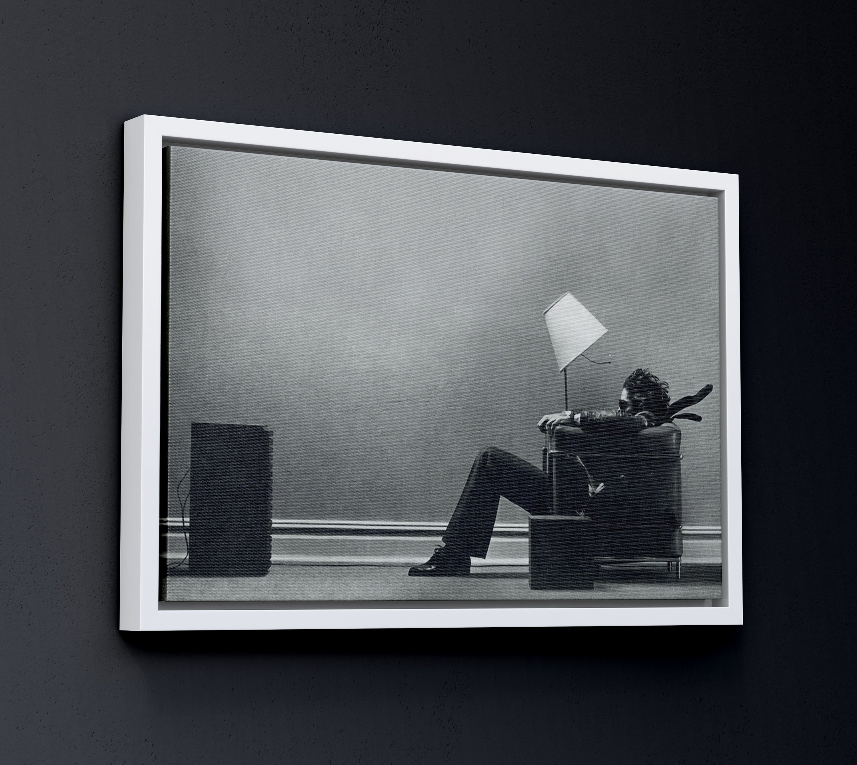 Blown Away Guy Maxell Ad 1979 Steve Steigman Canvas Decor, Music Poster ...