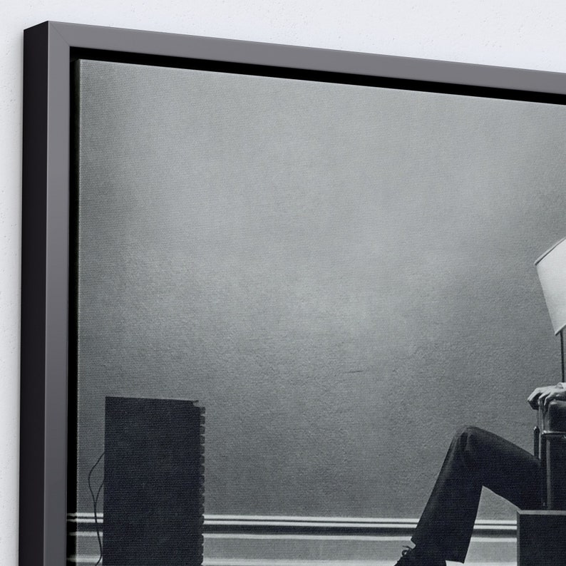 Blown Away Guy Maxell Ad 1979 Steve Steigman Canvas Decor, Music Poster ...