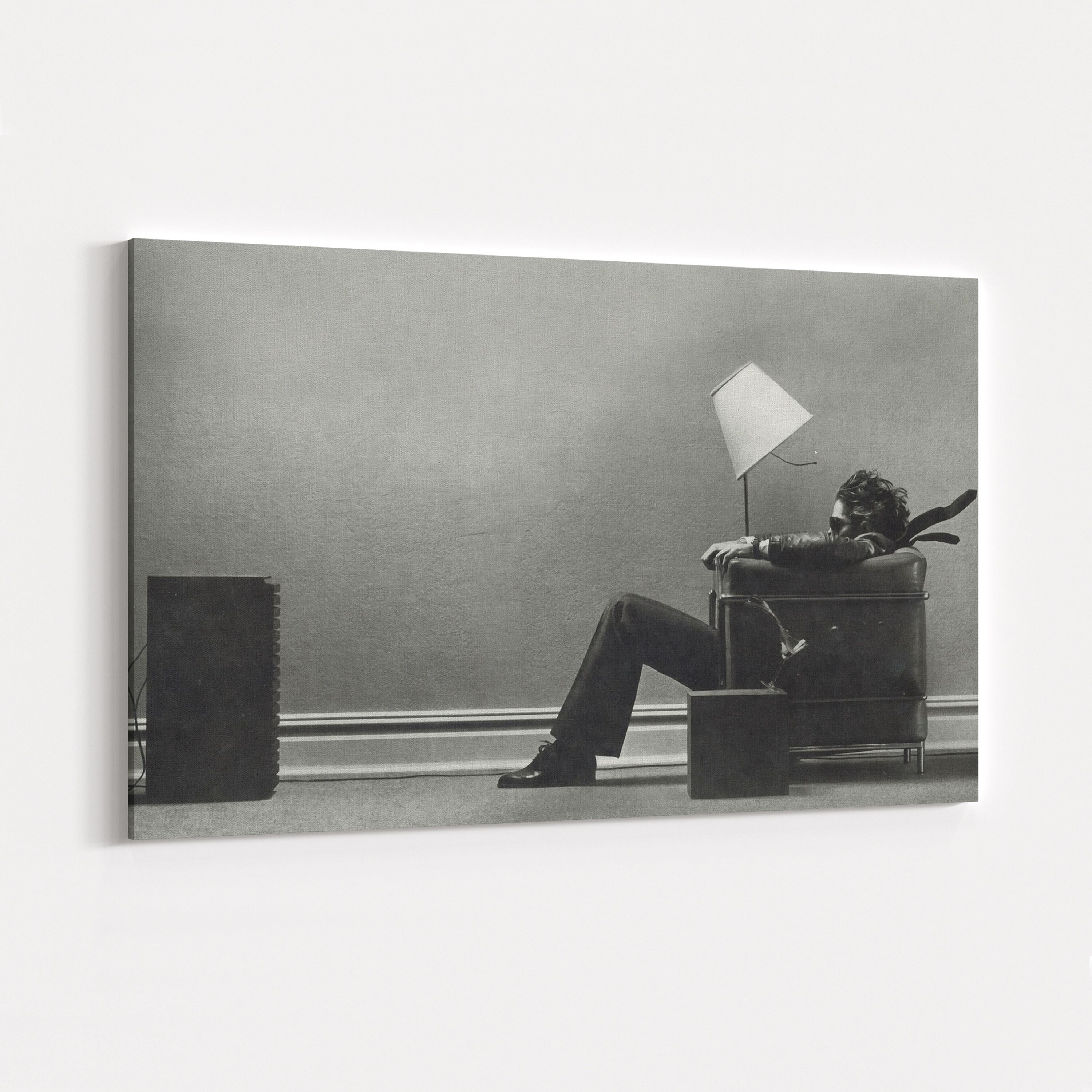 Blown Away Guy Maxell Ad 1979 Steve Steigman Canvas Decor, Music Poster ...