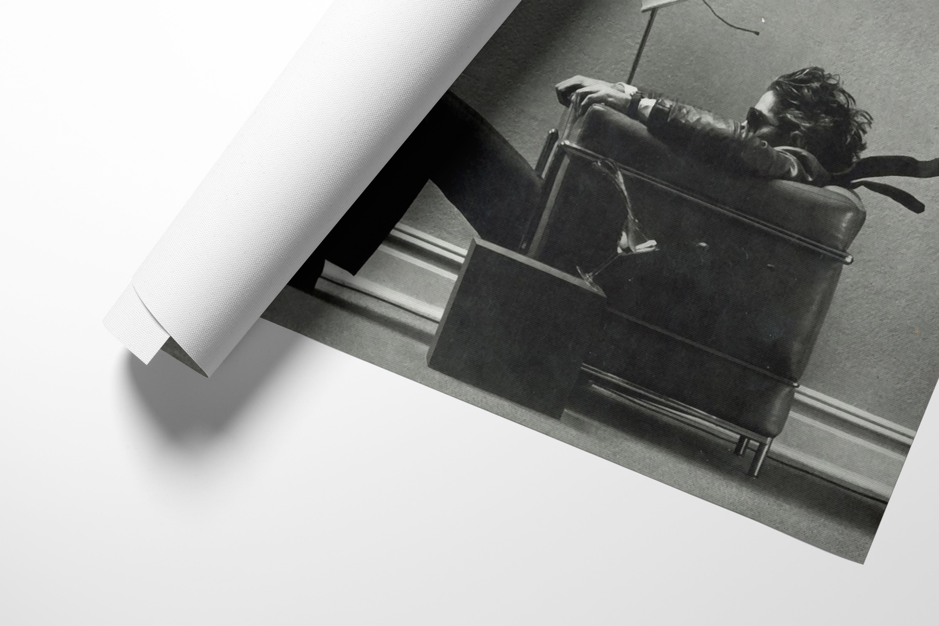 Blown Away Guy Maxell Ad 1979 Steve Steigman Canvas Decor, Music Poster ...