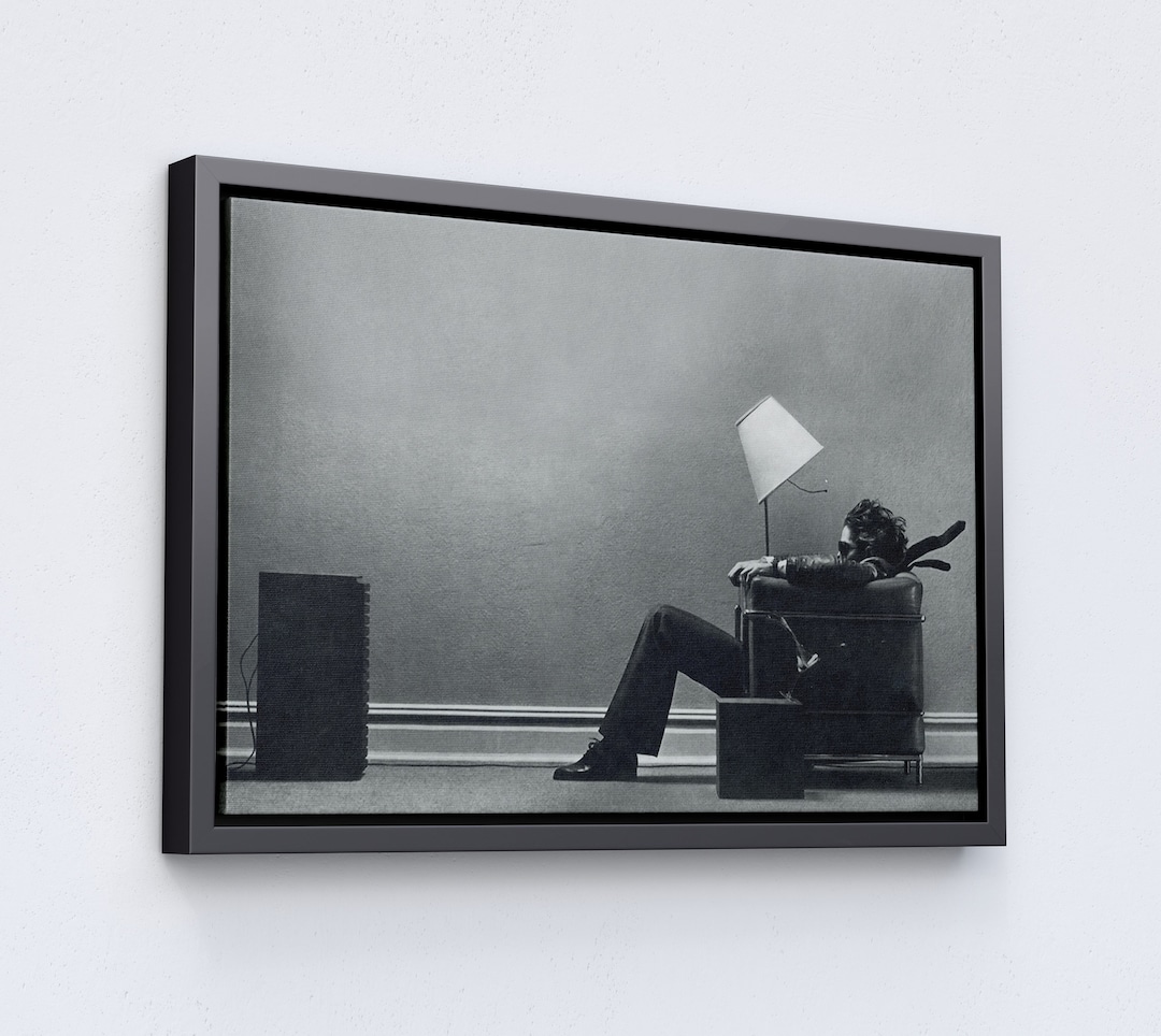 Blown Away Guy Maxell Ad 1979 Steve Steigman Canvas Decor, Music Poster ...