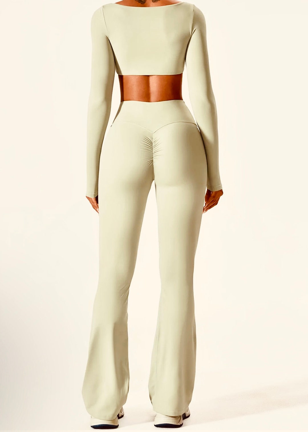 Yoga Flare Pant With Scrunch Butt - Etsy