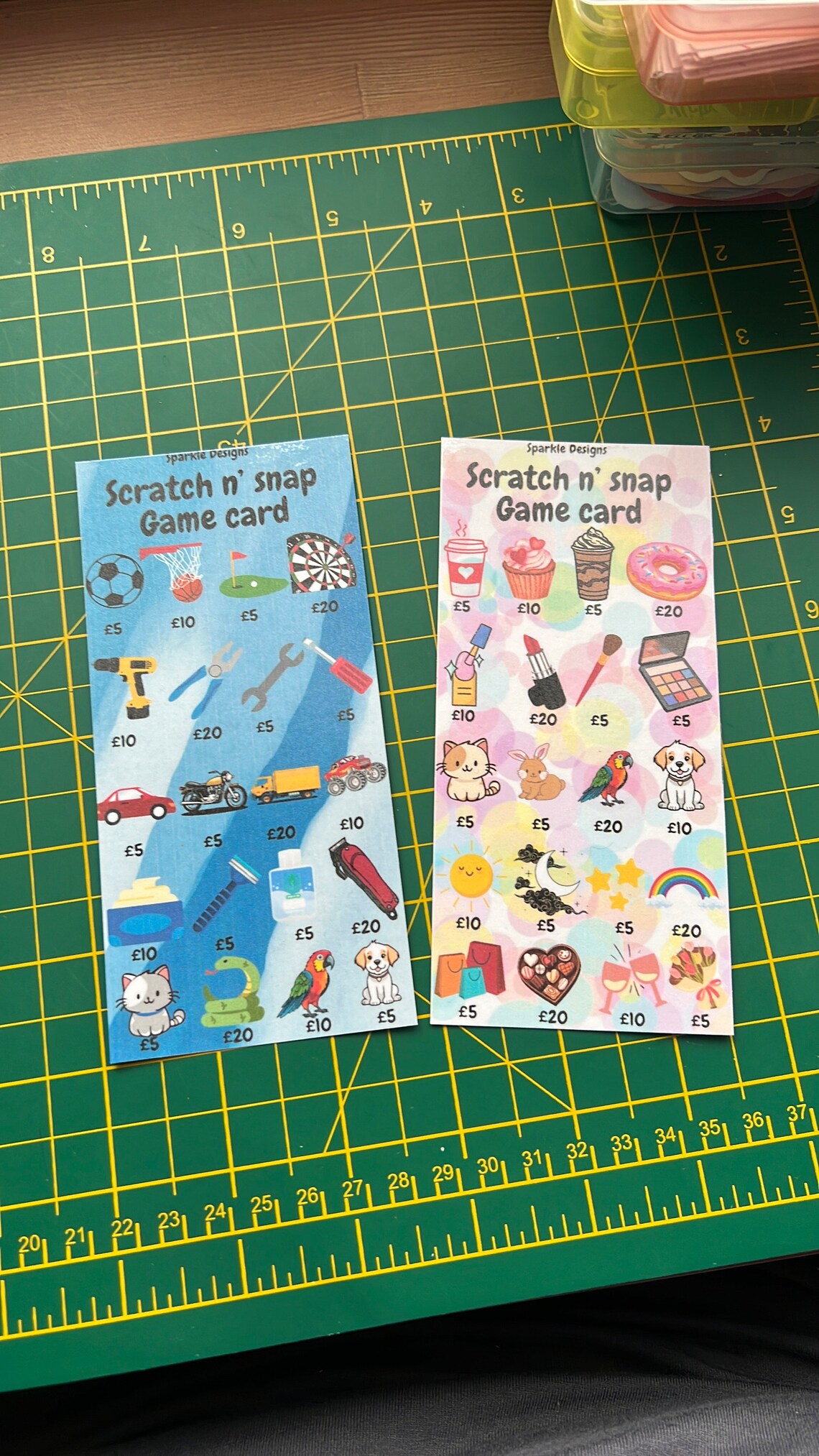 Scratch & Snap Saving Challenge - Etsy UK