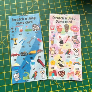 Scratch & Snap Saving Challenge - Etsy UK