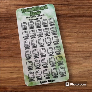 Train/railcard Saving Challenge Tracker - Etsy UK