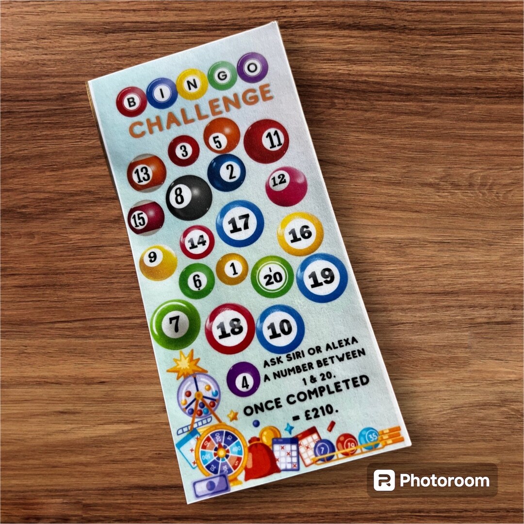 Bingo Challenge Tracker - Etsy UK