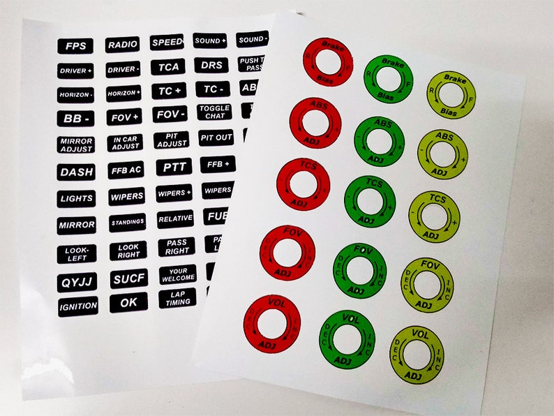 Sim Racing Button Box With 8 Lit Buttons in Red With Free Sticker ...