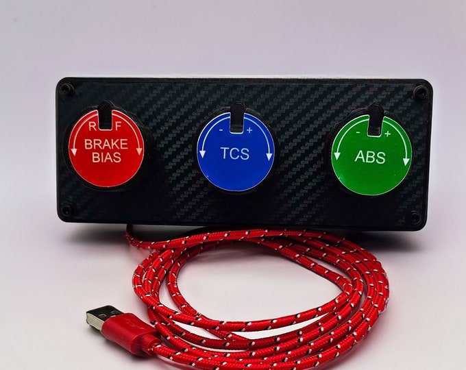 Sim Racing Brake Bias Traction Control and ABS Rotary Controls - Etsy